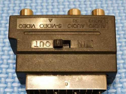 RGB Scart композитный 3RCA AV Sвидео аудио адаптер