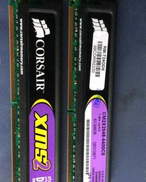 Corsair 2 гб DDR2 PC2 6400