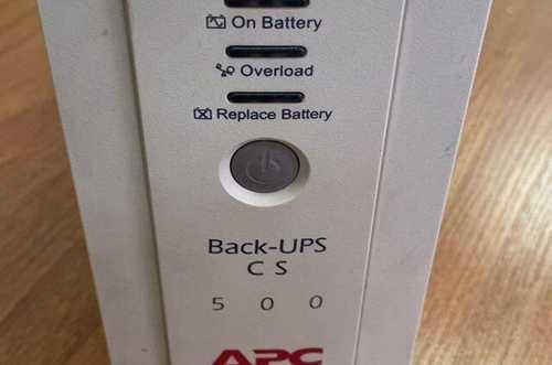 Ибп APC Back-UPS 500 BK-500RS