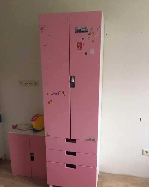 Детские одёжный, навесной шкаф, комод Икеа Стува