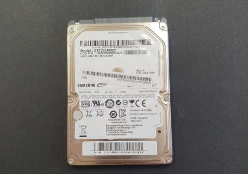 Жесткий диск 2.5" SATA-II 750Gb ST750LM022