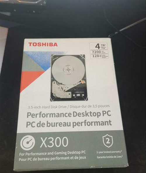 Жесткий диск toshiba X300 4TB performance