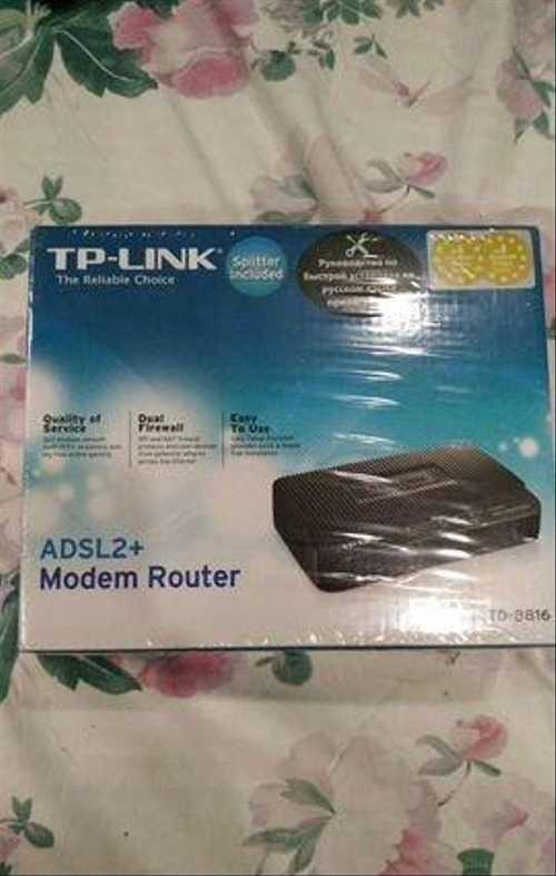 Adsl роутер TP link TD-8816