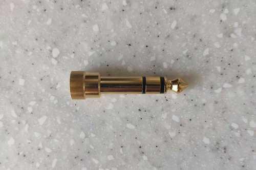 Переходник audio jack 6.5mm M to 3.5mm Female