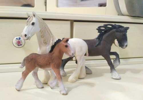 Лошади шайры schleich