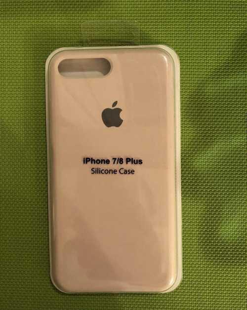 Силиконовый чехол на iPhone7/8 plus