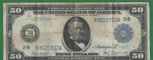 50 долларов 1914 США Large size