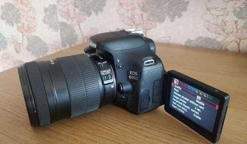 Canon EOS 600d 18-135mm объектив