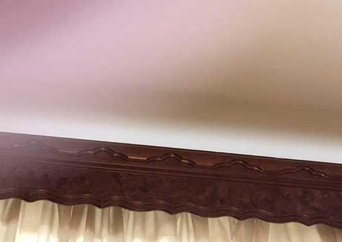 Карниз потолочный с багетом 3 метра, трёх рядная ш