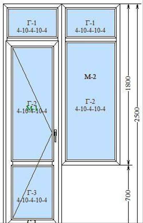 Пластиковый балконный блок veka WHS 60мм 1300х2500 | Festima.Ru ...