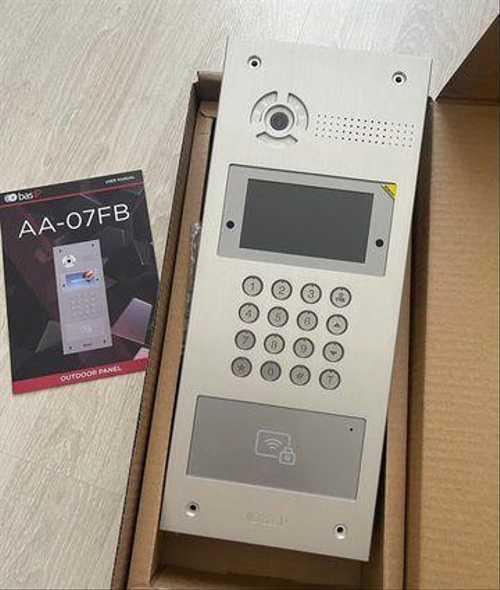 Видеодомофон BAS-IP AA-07FBV Silver