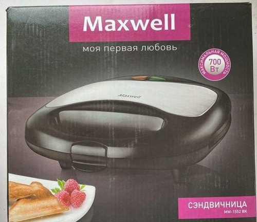 Сэндвичница Maxwell MW-1552 BK
