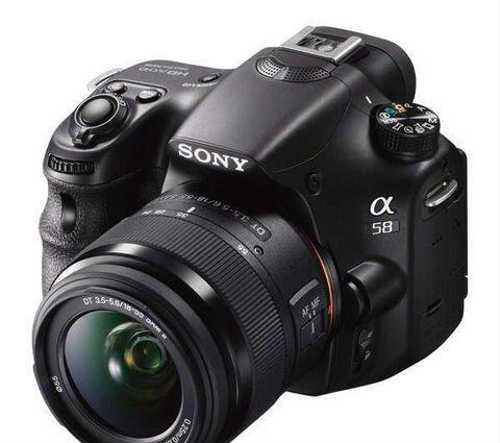 Зеркальный фотоаппарат Sony Alfa 58