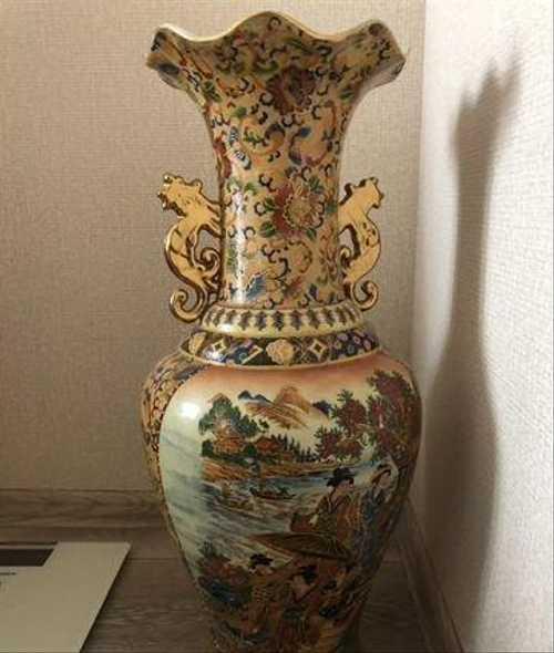 Б у вазы в красноярске. Китайская ваза напольная. Китайские напольные вазы высокие. Вазы напольные Китай. Большая напольная китайская ваза.