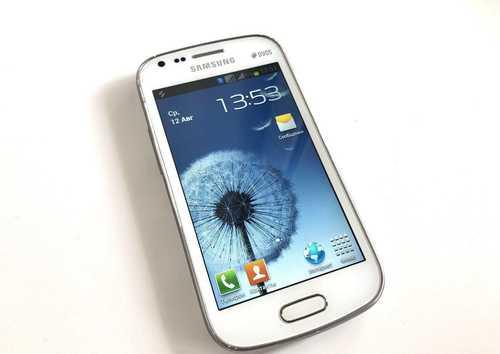 Смартфон Samsung Galaxy S Duos Black (GT-S7562)