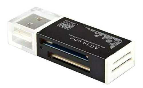 USB Картридер All in 1 "Mini 638" Металлический