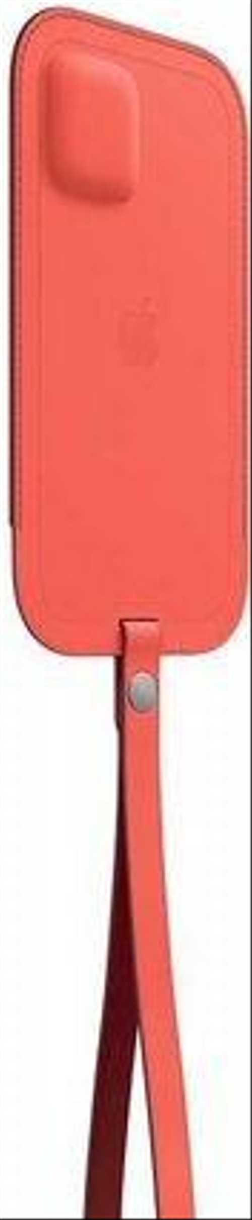 Чехол Apple кожаный с MagSafe для iPhone 12