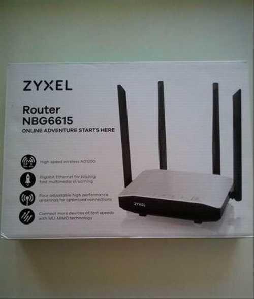 Wi-Fi роутер Zyxel NBG6615-EU0101F белый