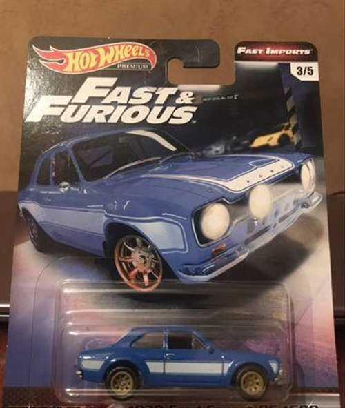 Машинка Hot wheels Ford Escort RS 1600