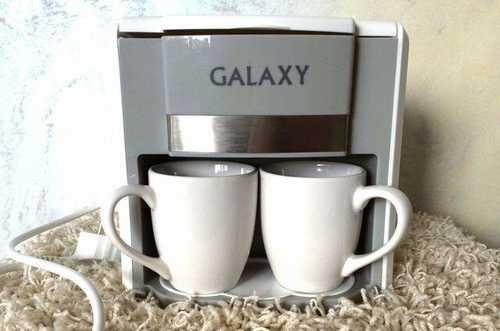 Кофеварка электрическая galaxy, белая, GL0708