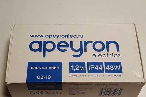 Блок питания Apeyron 12 V 48 Вт IP44 4А 03-19
