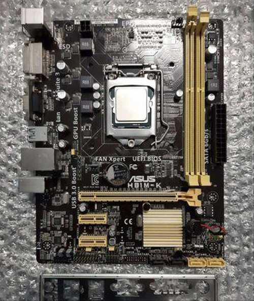 Сборка Asus H81M-K + Intel Core i3 4170