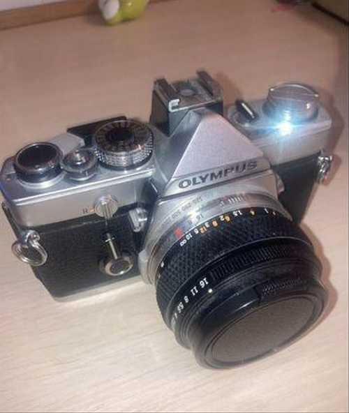 Пленочный фотоаппарат Olympus OM-1n + Zuiko 50mm