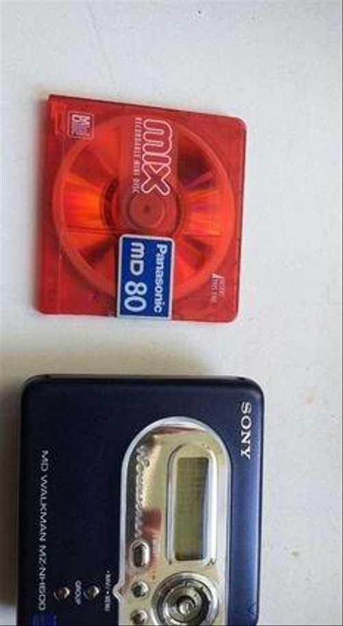 Мини дисковый mini disk плеер sony mz-nh 600