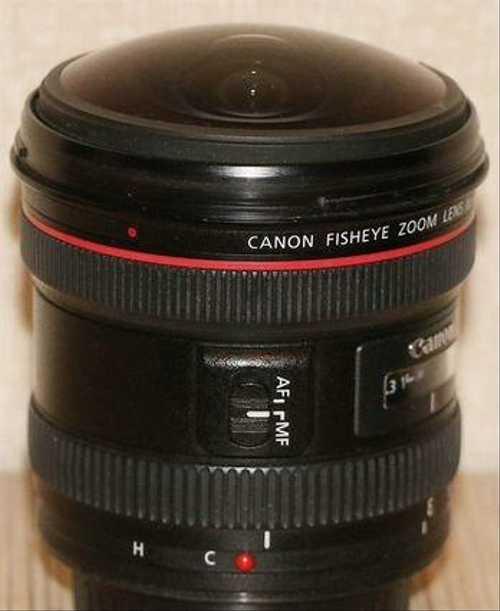 Объектив canon fisheye zoom lens EF8-15mm1:4 L USM