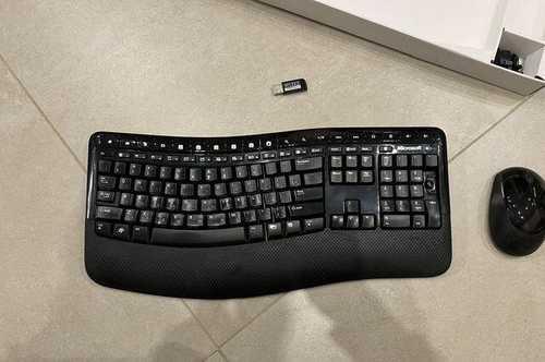 Клавиатура и мышь Microsoft Wireless