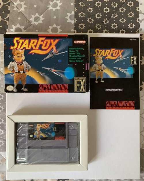 Игра для Супер Нинтендо us, ntsc, Starfox FX