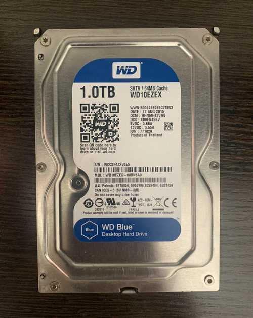 Жесткий диск WD 3.5 Blue 1TB WD10ezex