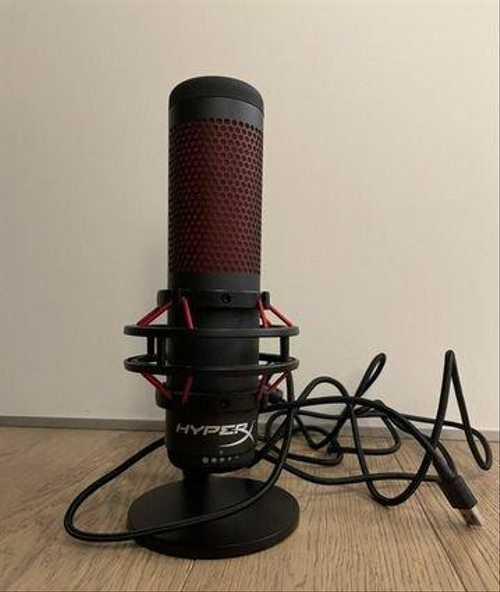 Микрофон студийный HyperX Quadcast
