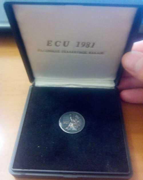 Европейская национальная валюта, жетон 1981 года