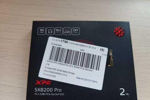 A-Data XPG SX8200 Pro 2TB M.2 ASX8200PNP-2TT-C