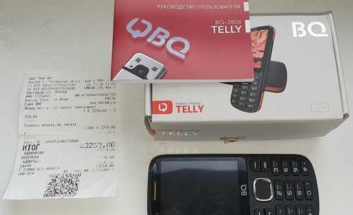 Телефон BQ-2808 Telly новый