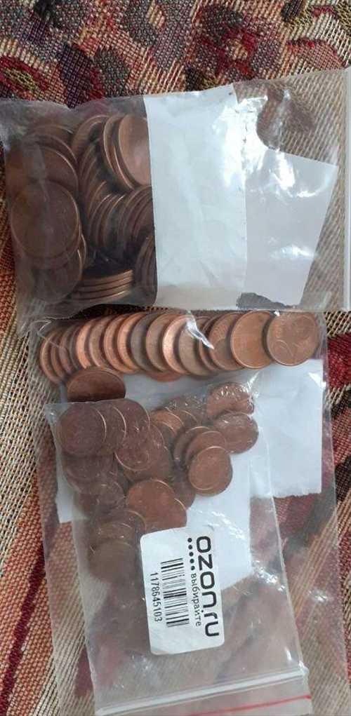 Монеты 1,2 и 5 евроцентов