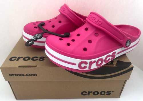 Crocs новые фуксия m6w8