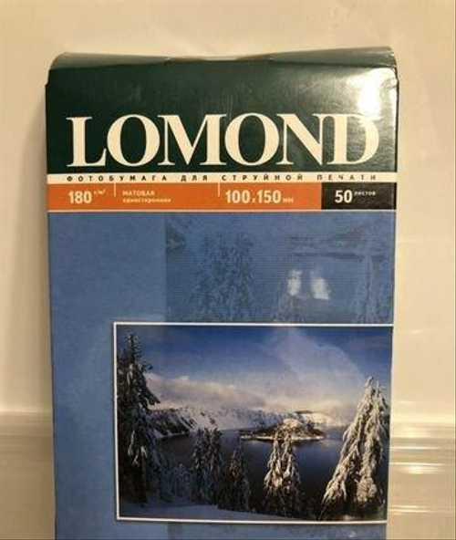 Фотобумага A6 (10x15) Lomond