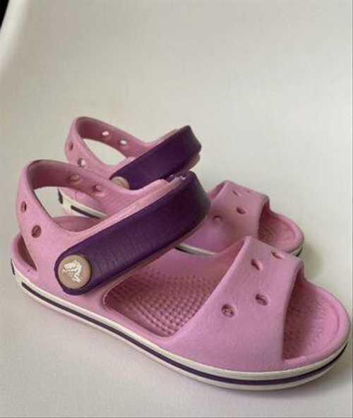 Сандалии Crocs Crocband Sandal для девочки обувь