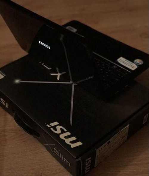 Ноутбук MSI X340 Slim