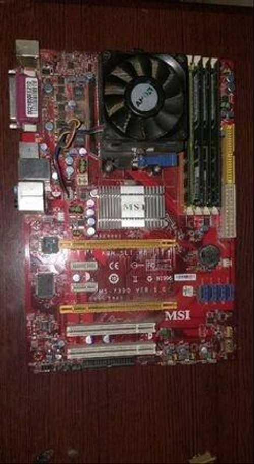 Комплект мат.плата/процессор/4Gb озу AMD