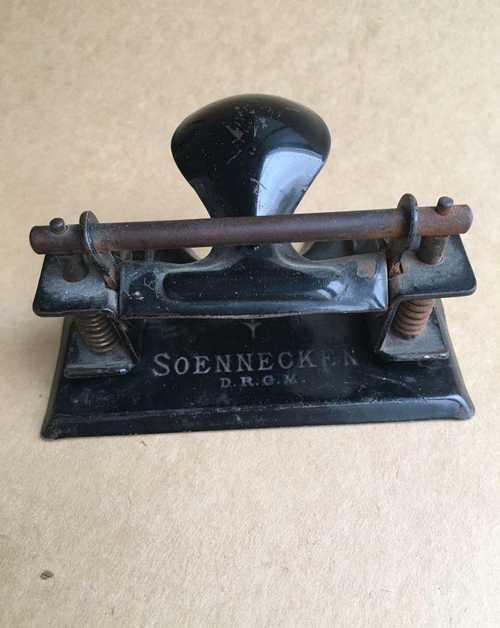 Дырокол винтажный zoennecken