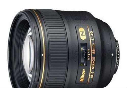 Объектив премиум Nikon AF-S nikkor 85mm f/1.4G