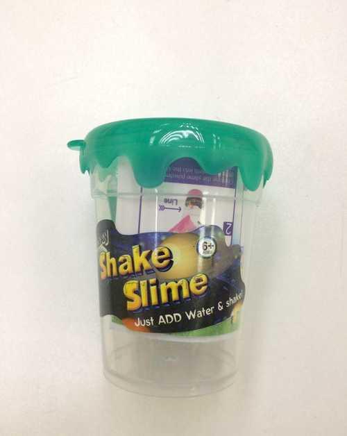 Слайм шейкер антистресс Shake slime, зеленый