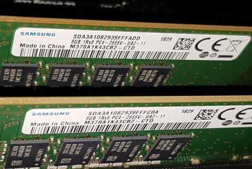 Samsung M378A1K43CB2-CTD -16GB(8GBx2) DDR4 2666MHz