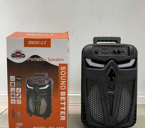Блютуз колонка digivolt DG-1076 новая с караоке