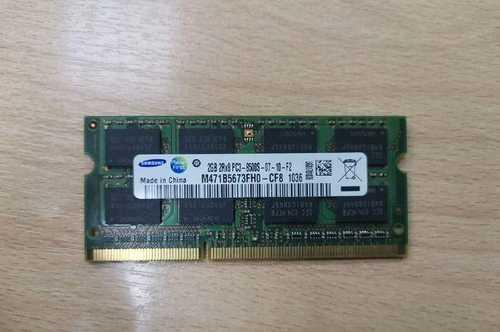 Оперативная память SoDimm DDR3 samsung 2Gb 1066MHz