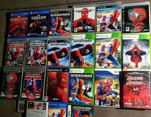 Лицензионные игры на консоли Человек паук Spider-m