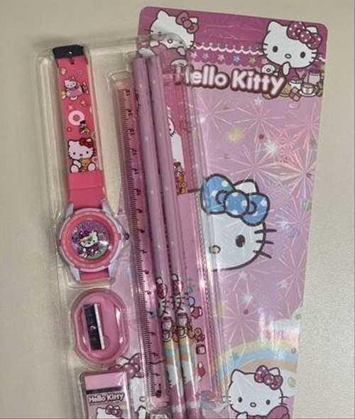 Часы детские / набор Hello Kitty